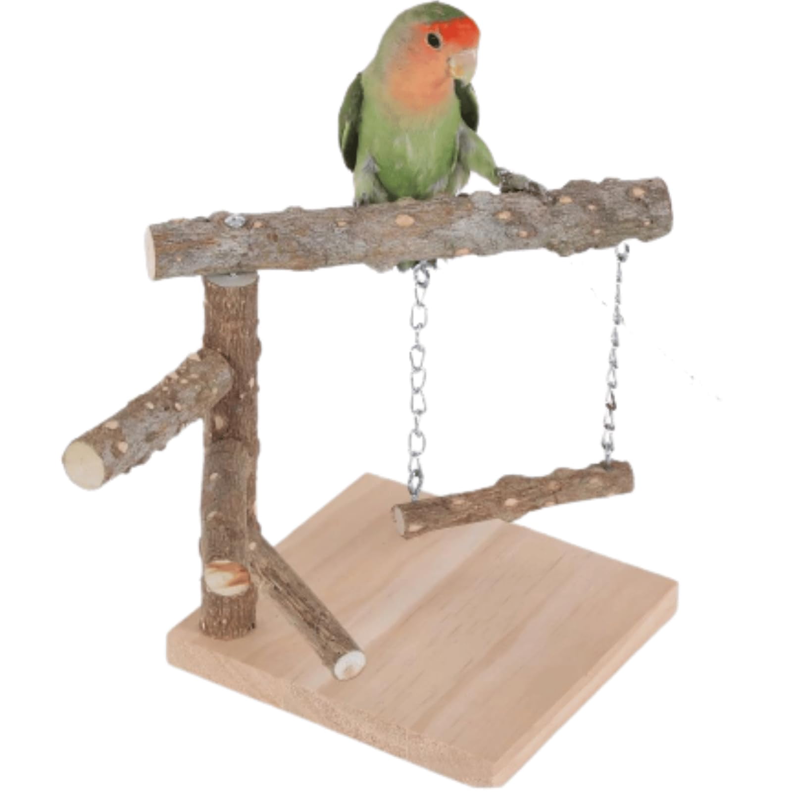 Bird Perch Stand, Bird Training Portable Tabletop Platform, Parrot Gym ...