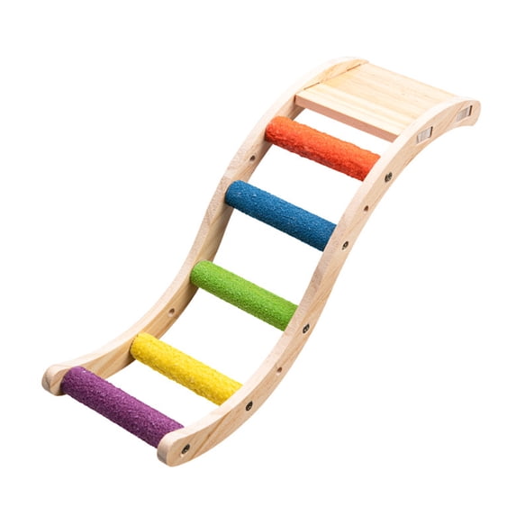 Bird Perch Stand Ladder Stand Exercise Gym Ladder Interactively Bird ...