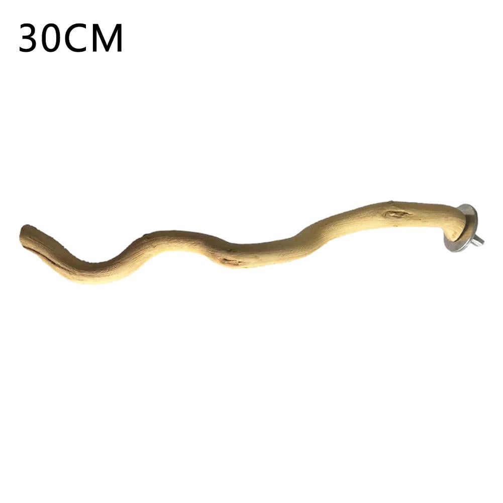 Bird Perch Stand Natural Wood Bird Cage Perch For Budgie, Finch, Parrot ...