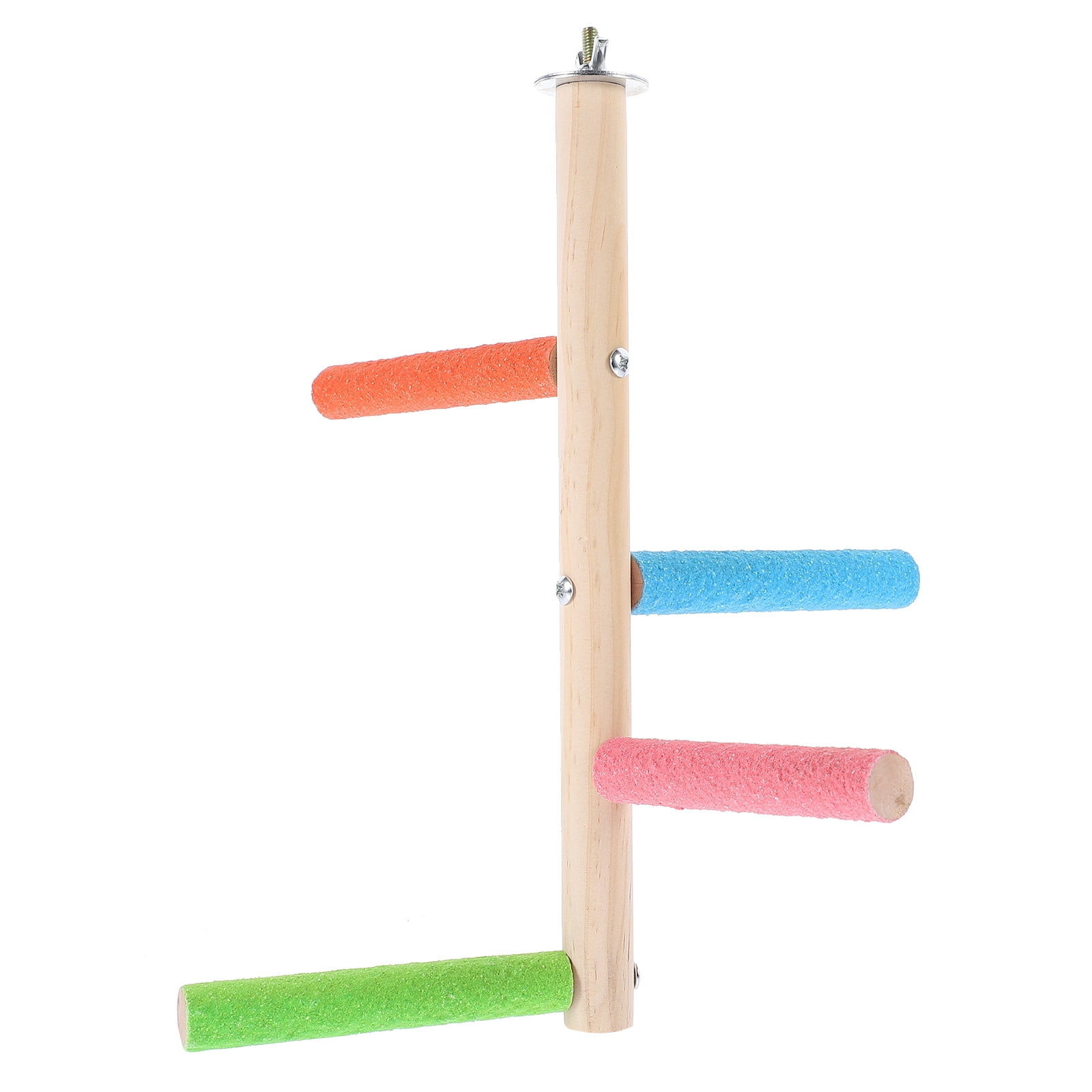 FRCOLOR Bird Perch Stand Natural Wood for Parrot Cage Safe and Durable ...