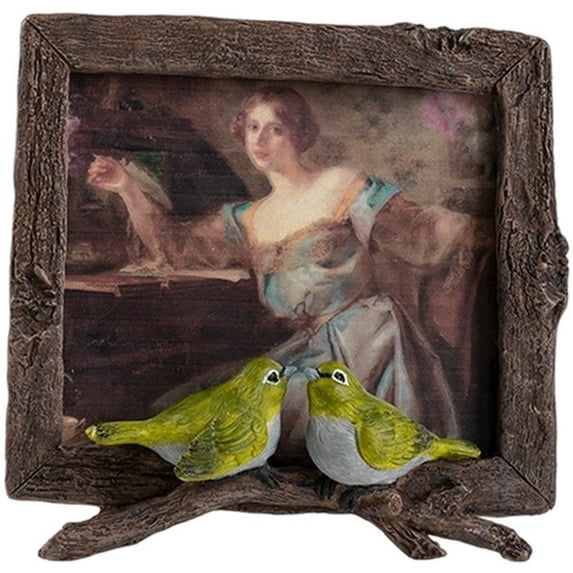 Bird Photo Frame Retro Bird Frame Resin Picture Frame with Mount Bird ...