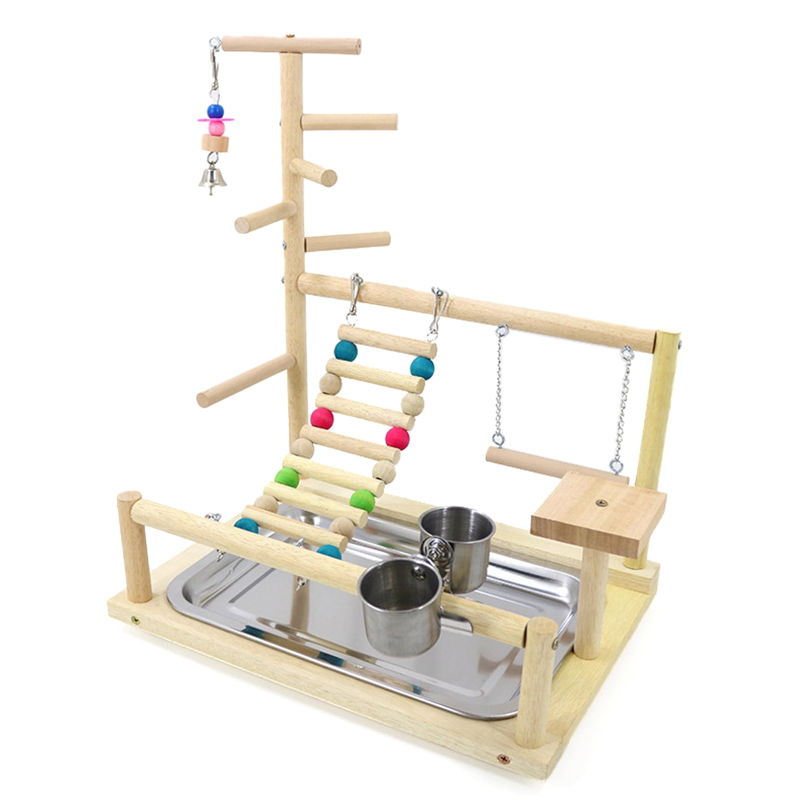 Bird Playground Parrot Playstand Easy to Install Safety Environmental ...