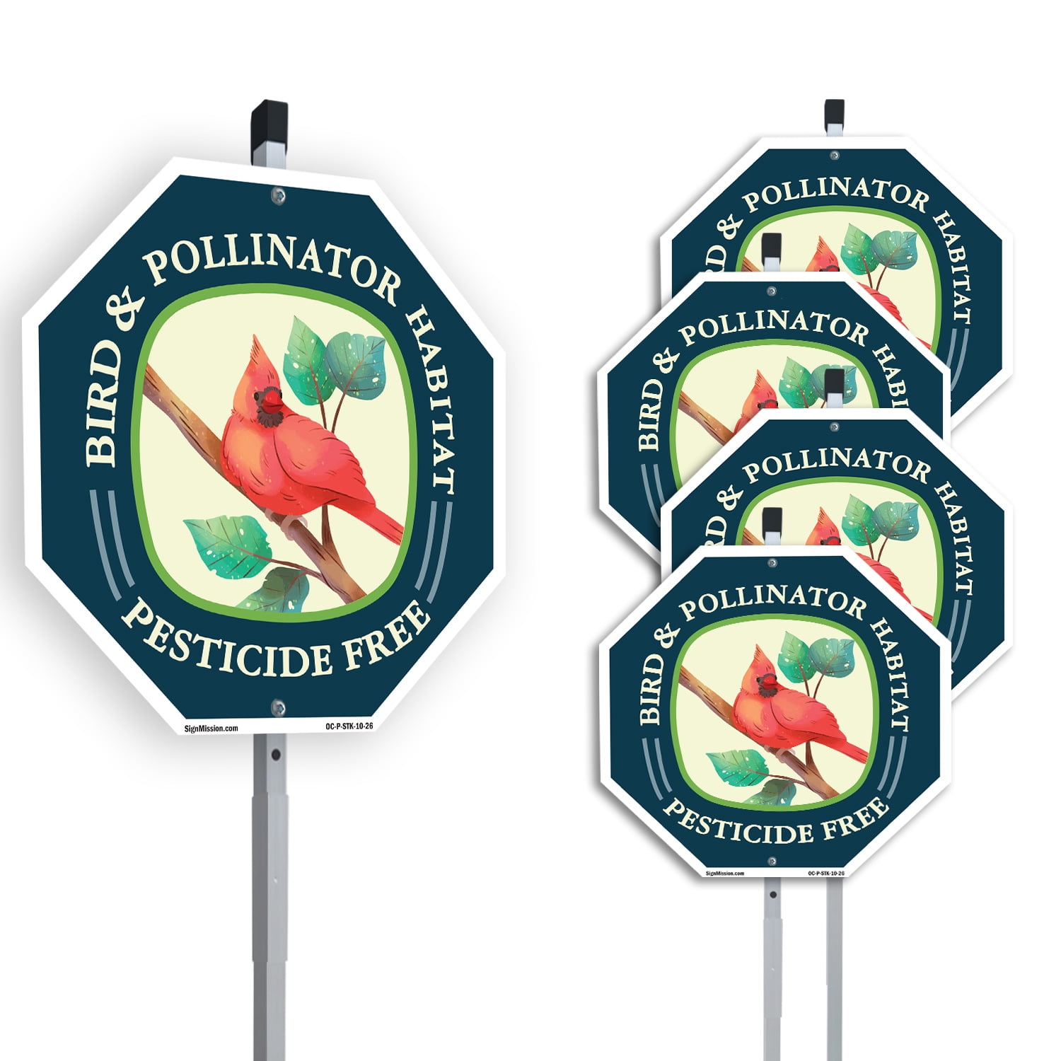 Bird & Pollinator Habitat Pesticide Free (5 Pack) 10 inch X 10 inch ...