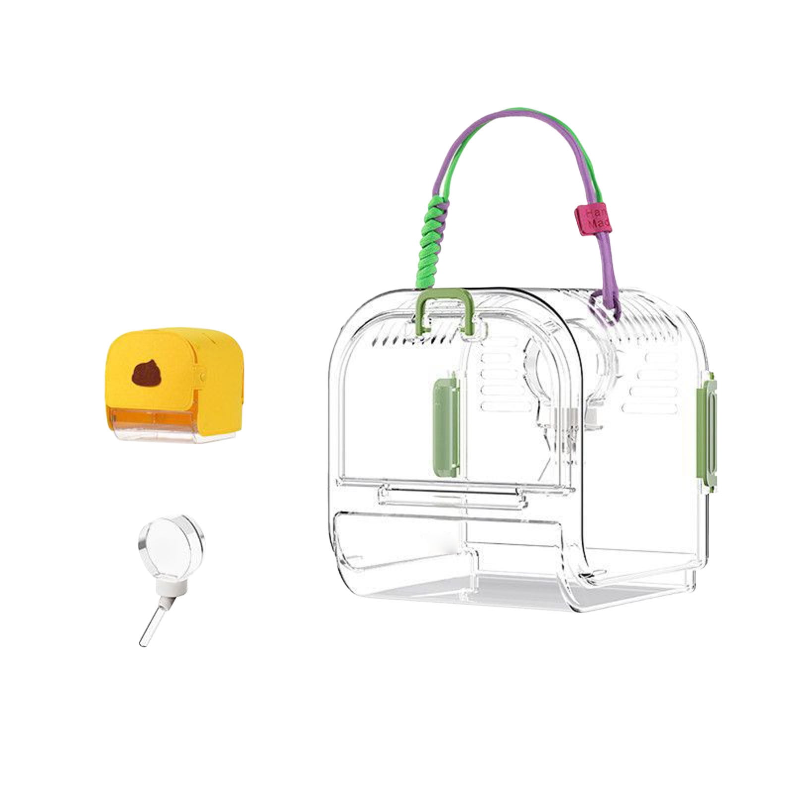 Bird Portable Lightweight Ventilated Cage for Outdoor Travel Ideal for ...