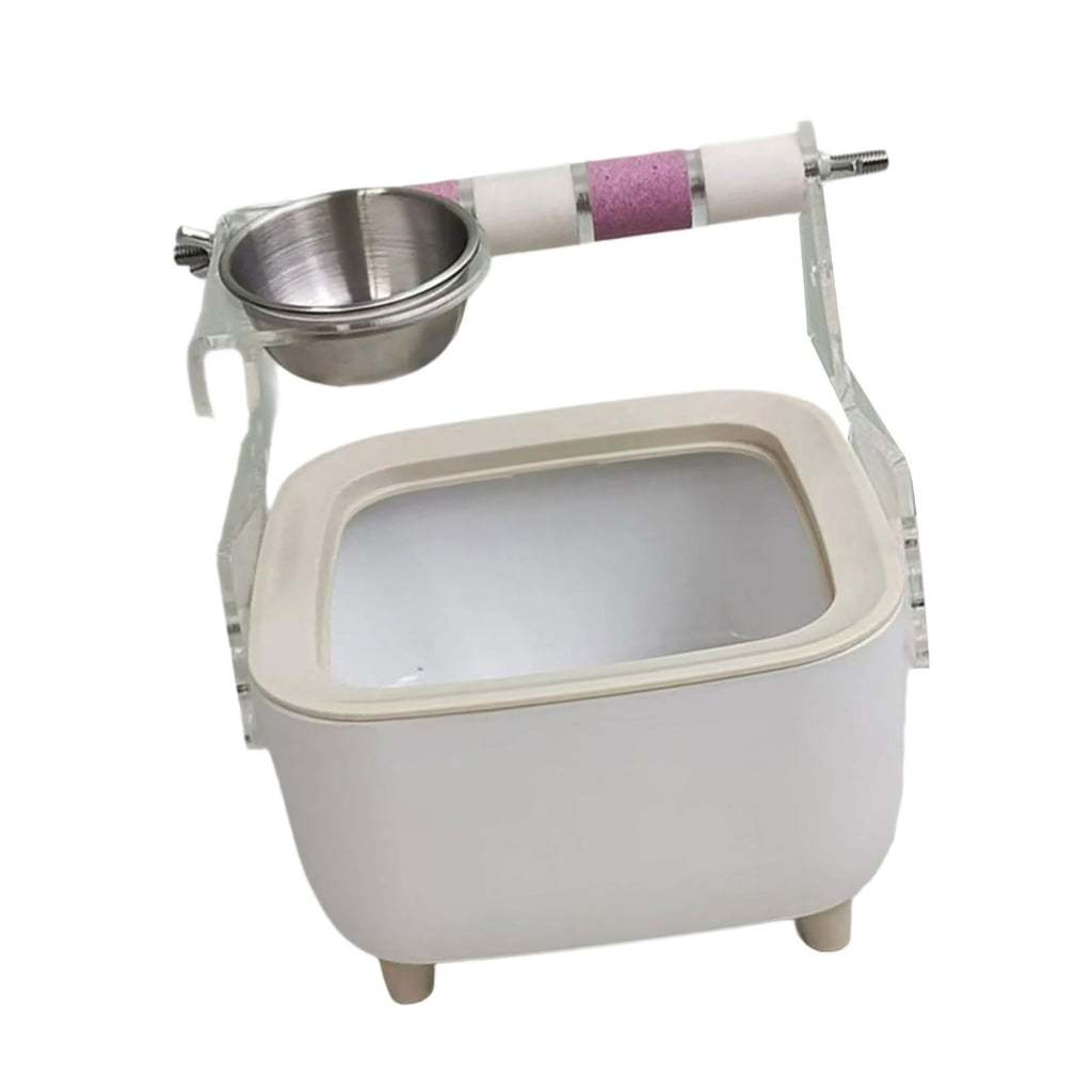 Bird Potty Training Stand Removable Bucket Standing Climbing Perch for ...