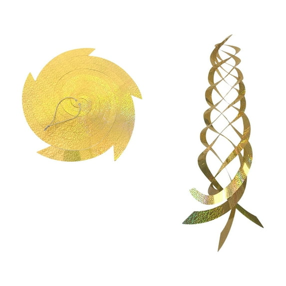 Bird Repellent Reflectors | 3-Pack Hanging Deterrent Pinwheels | 15.8 ...