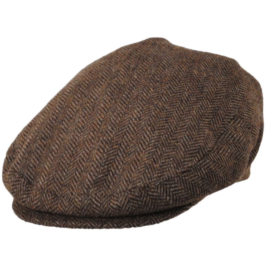 Bird Rock Herringbone Wool Blend Ivy Cap - XXL - Mocha - Walmart.com