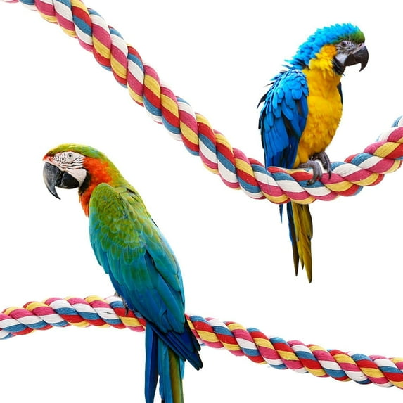 Bird Rope Perches, Parrot Toys Rope Bungee Bird Toy [1 Pack] - Walmart.com