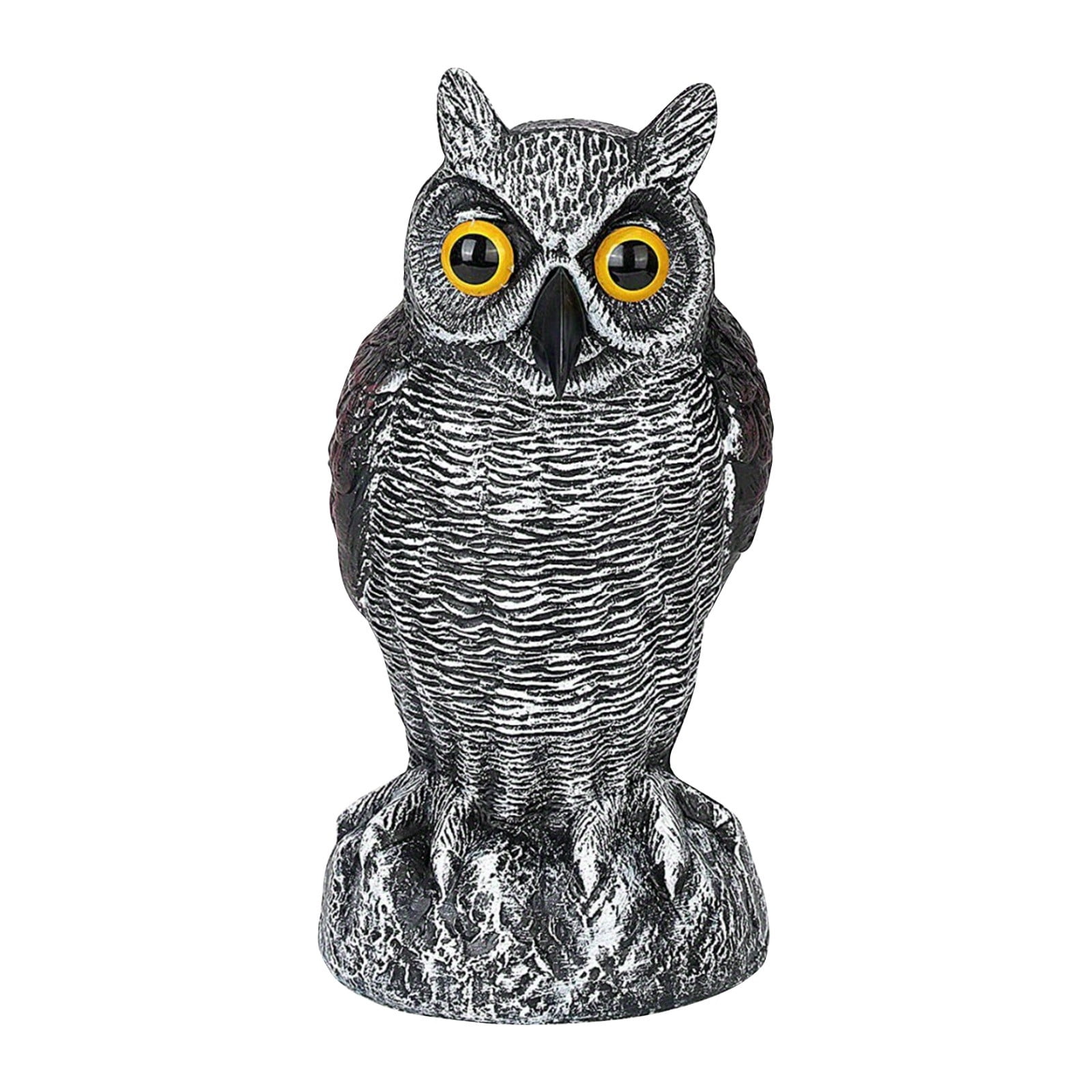Bird Scare Devices Plastic Owl Scarecrow for Outdoor Garden, Yard, Pool ...