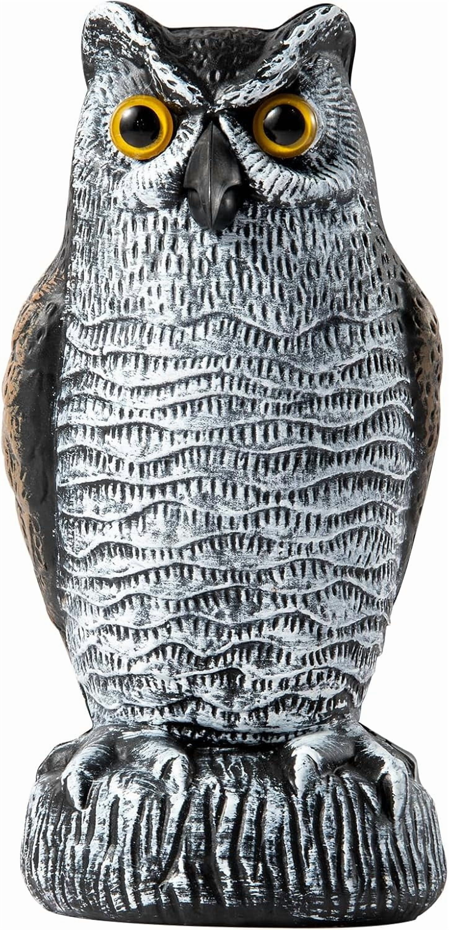 Bird Scare Devices Plastic Owl Scarecrow for Outdoor Garden, Yard, Pool ...