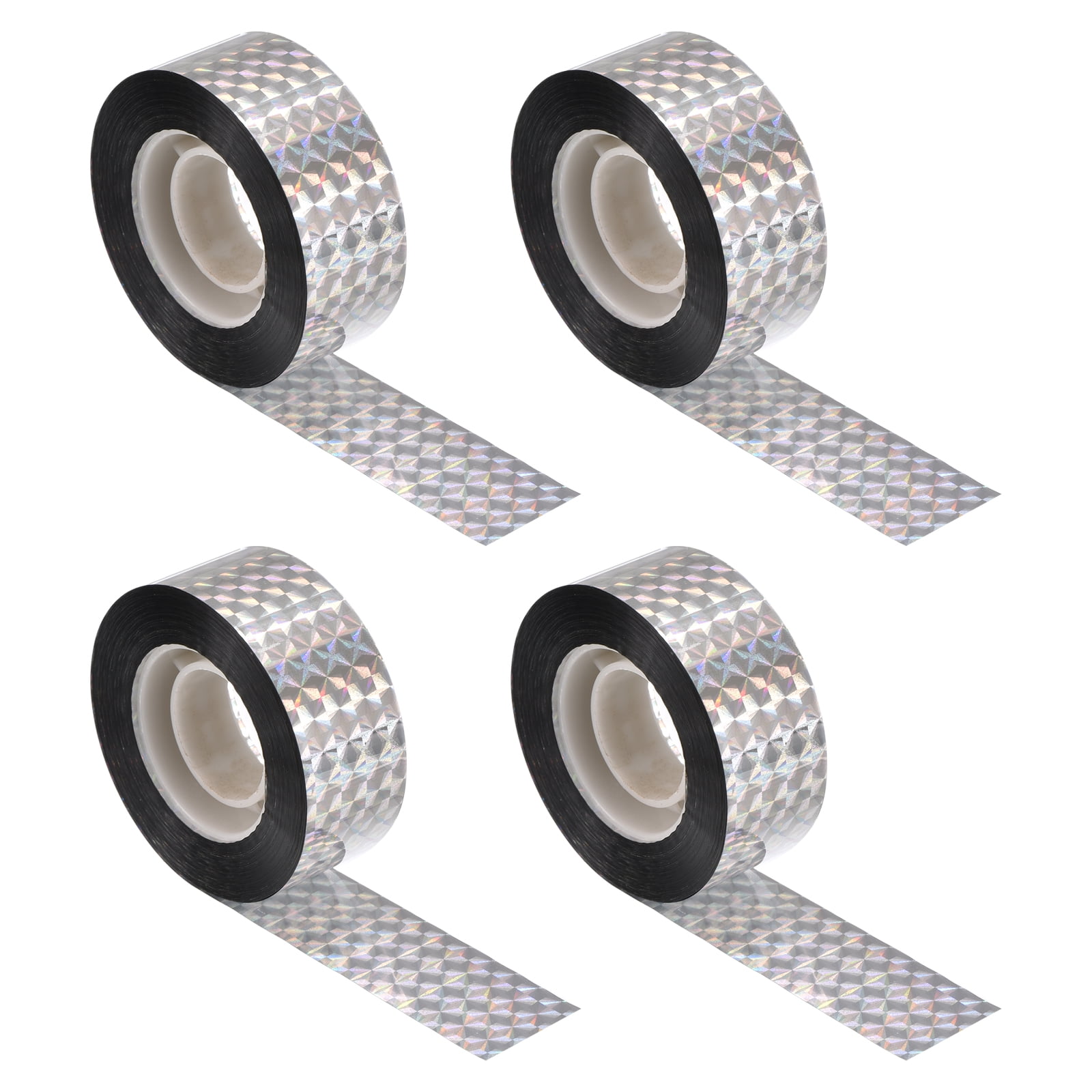 Bird Scare Tape,262 ft x 1 in PET Reflective Tape Ribbon Laser Grid,4 ...