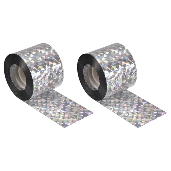 Bird Scare Tape,361 ft x 2 in PET Reflective Tape Ribbon Laser Floral,2 ...