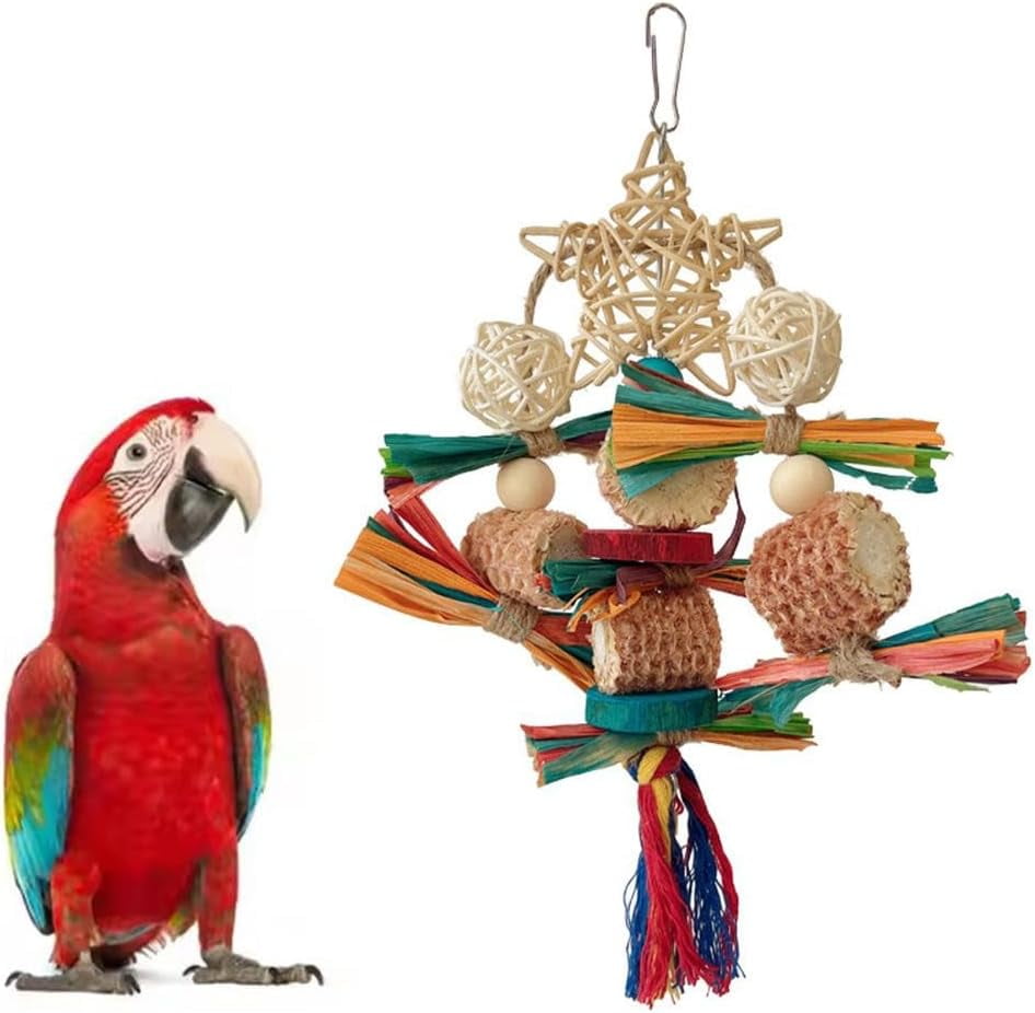 Bird Shredding Toy, Parrot Chewing Toy, Natural Corn cob Bird chew Toys ...