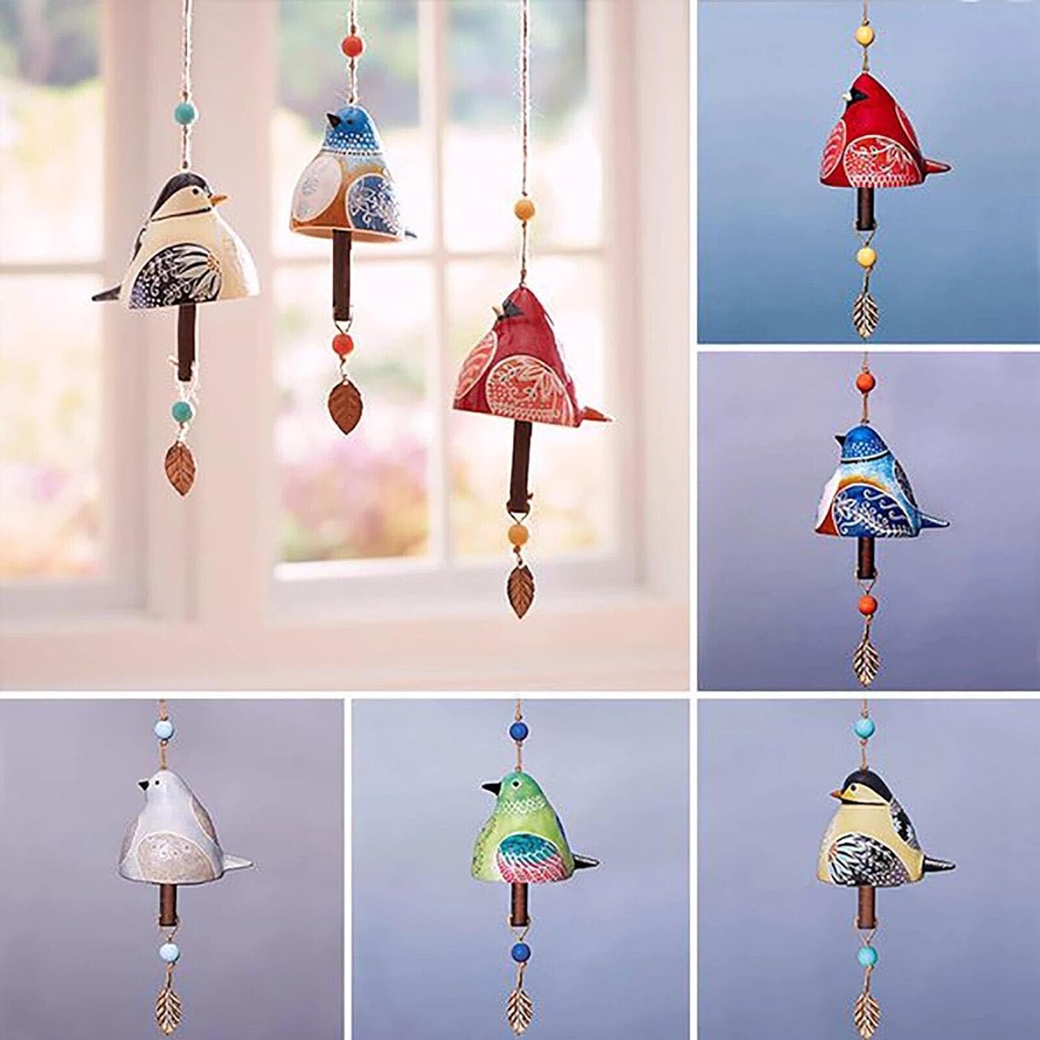 Bird Song Bell, Bird Song Bell Wind Chime, Bird Song Hanging Bell, Bird ...