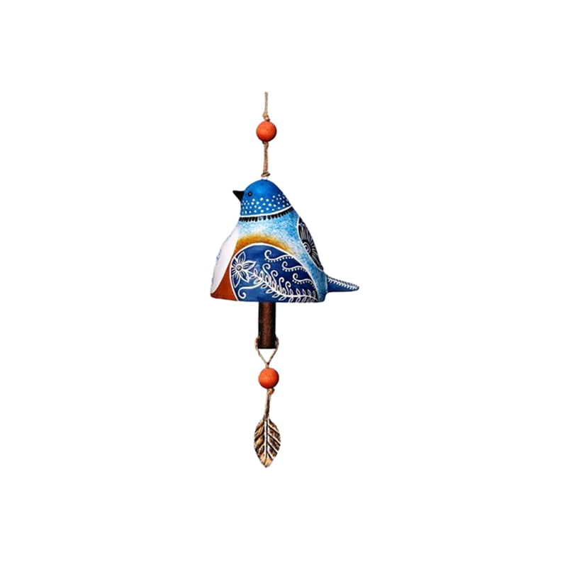 Bird Song Bell Garden Decoration,Hanging Rustic Wind Chime, Pendant ...