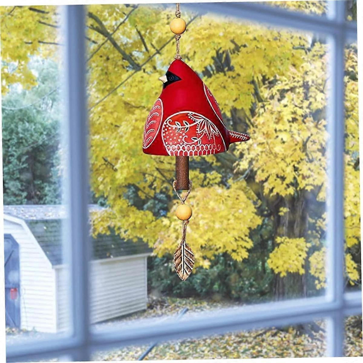 Bird Song Bell Garden Decoration,Hanging Rustic Wind Chime, Pendant ...