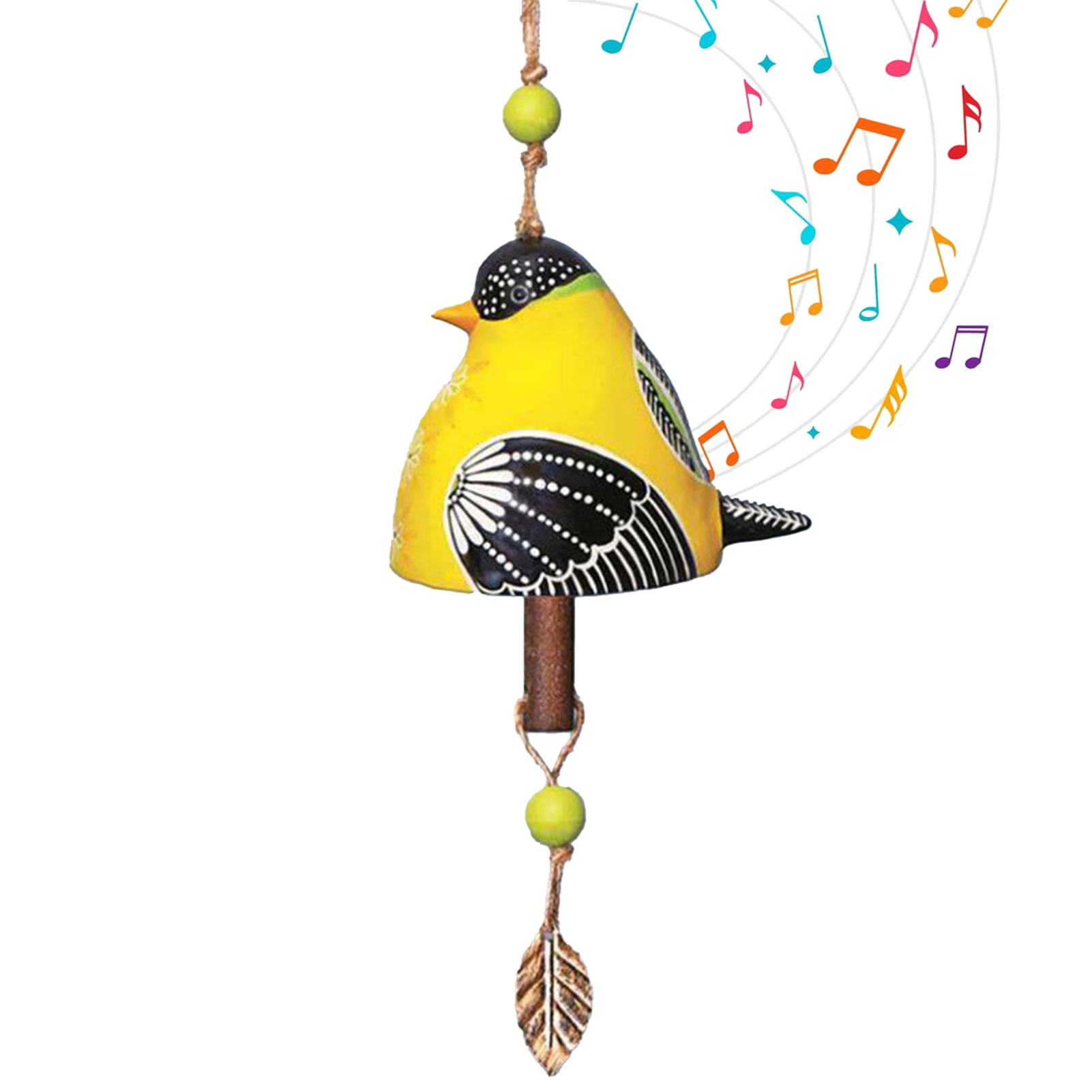 Bird Song Bell Wind Chime Bird Wind Chime Ceramic Craft Pendant Outdoor ...