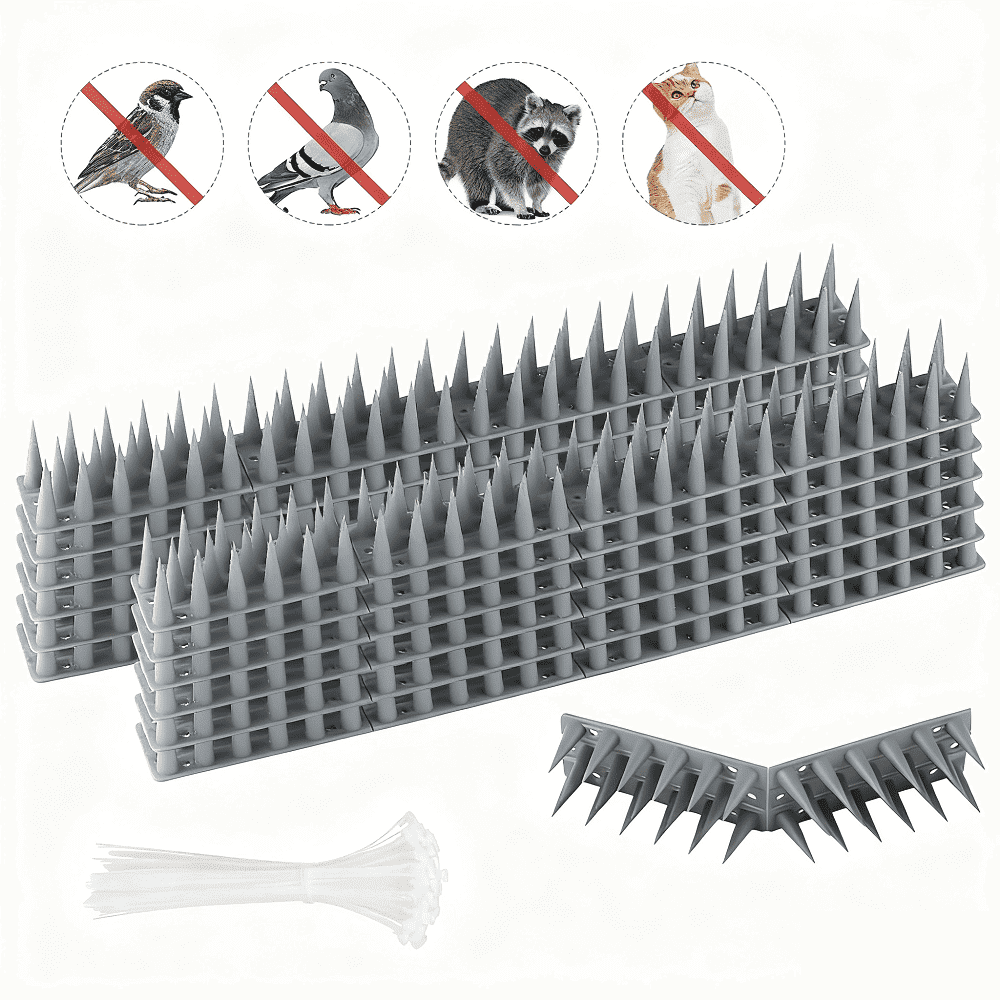 Gray Bird Spike Pigeons Spikes Raccoon Spikes Cat Spikes Outdoor ...
