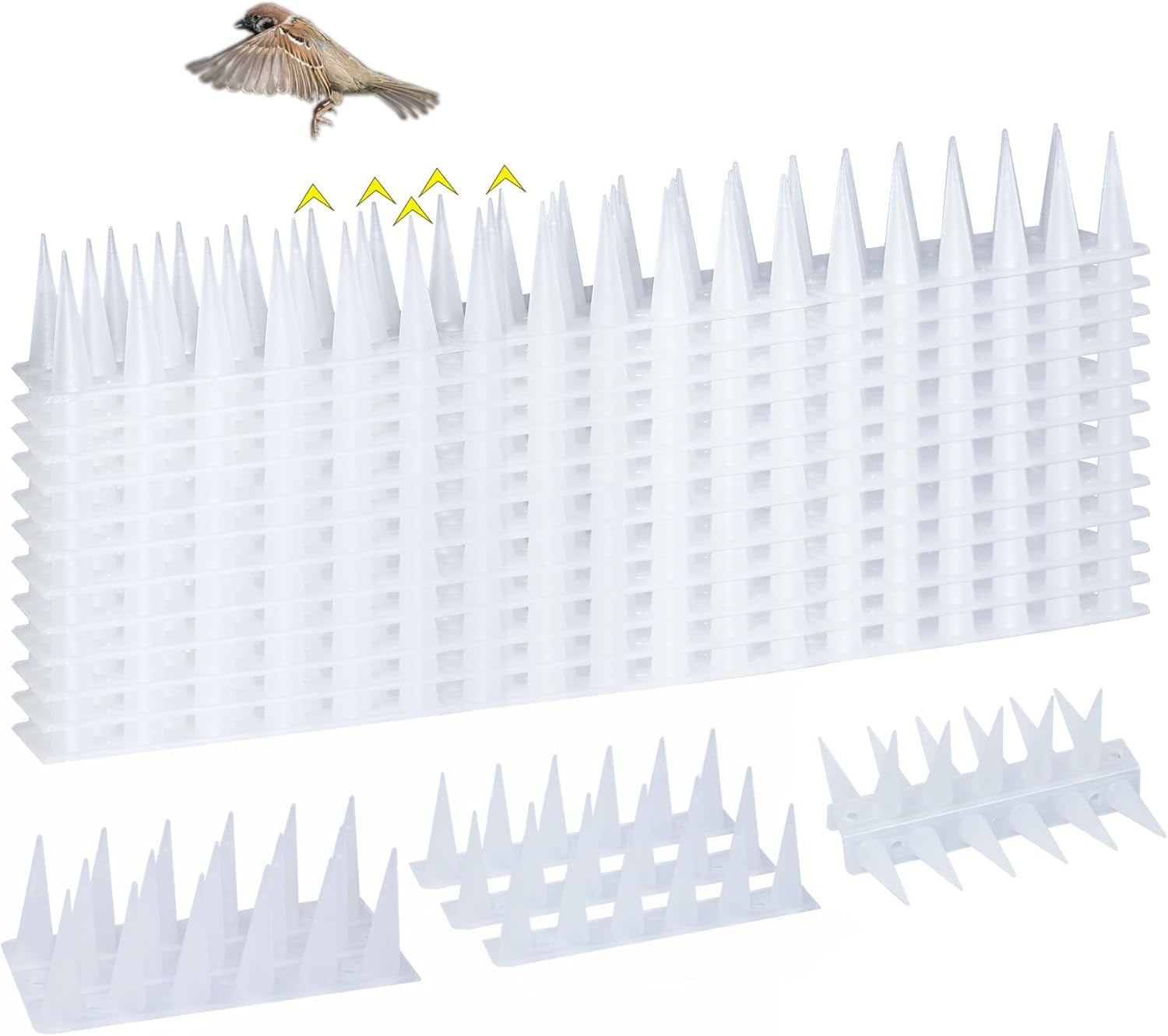 Bird Spikes, 13.2FT Outdoor Bird Deterrent Spikes Device for Birds ...