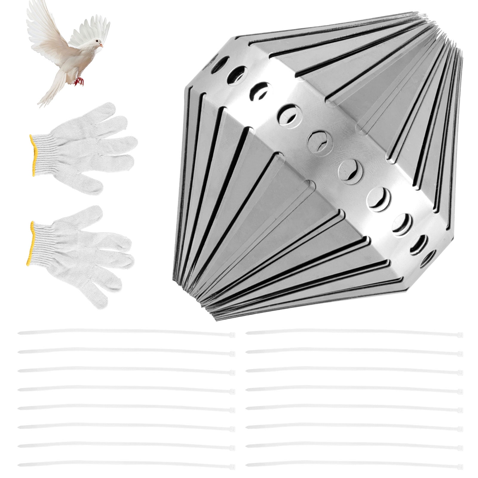 Bird Spikes 2m/4m Bird Defender Spikes Stainless Steel Bird Deterrent ...