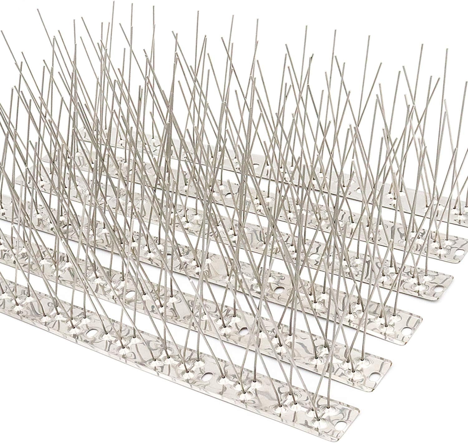 Bird Spikes 304 Stainless Steel for Pigeons Small Birds Anti Bird Spikes Bird Deterrent Spikes ...