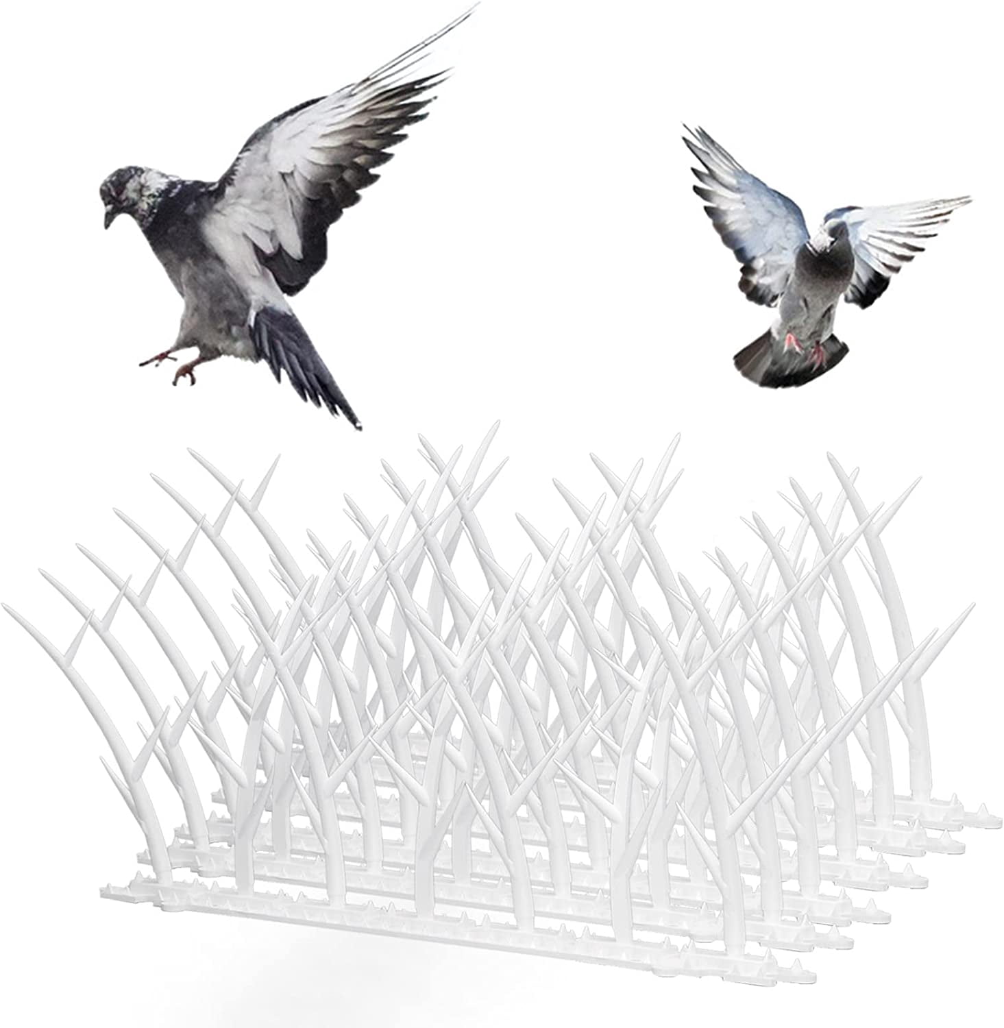 Bird Spikes, 30cm Bird Deterrent Spikes Plastic Animal Repellents Bird ...