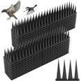 Bird Spikes, 9 Pack Bird Deterrent Spikes for Squirrel Cat Raccoon Animal, Pigeon Spikes for ...