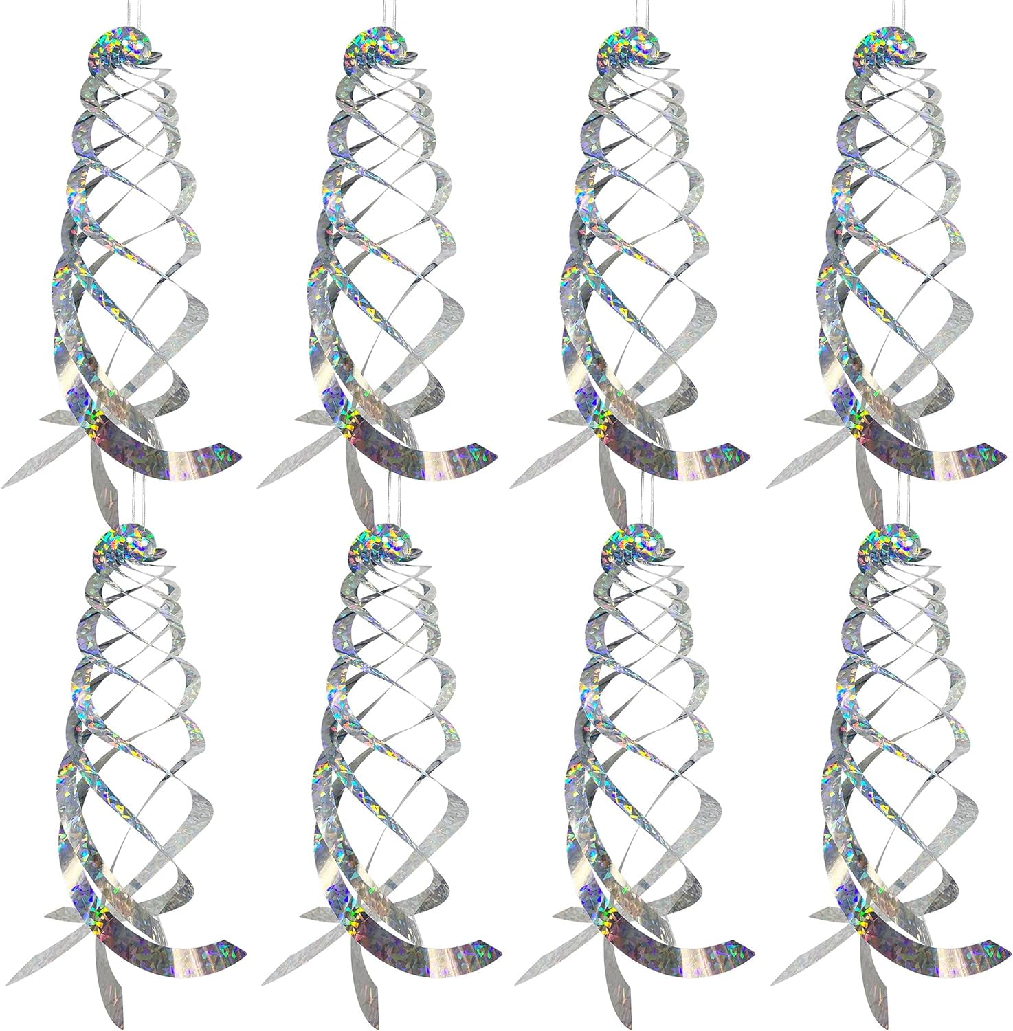 Bird Spiral Hanging Reflectors-15.8 Inch Outdoor Hanging Reflective ...