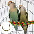 Bird Stand Rope Durable Grinding Climbing Pet Standing Stick Cage ...