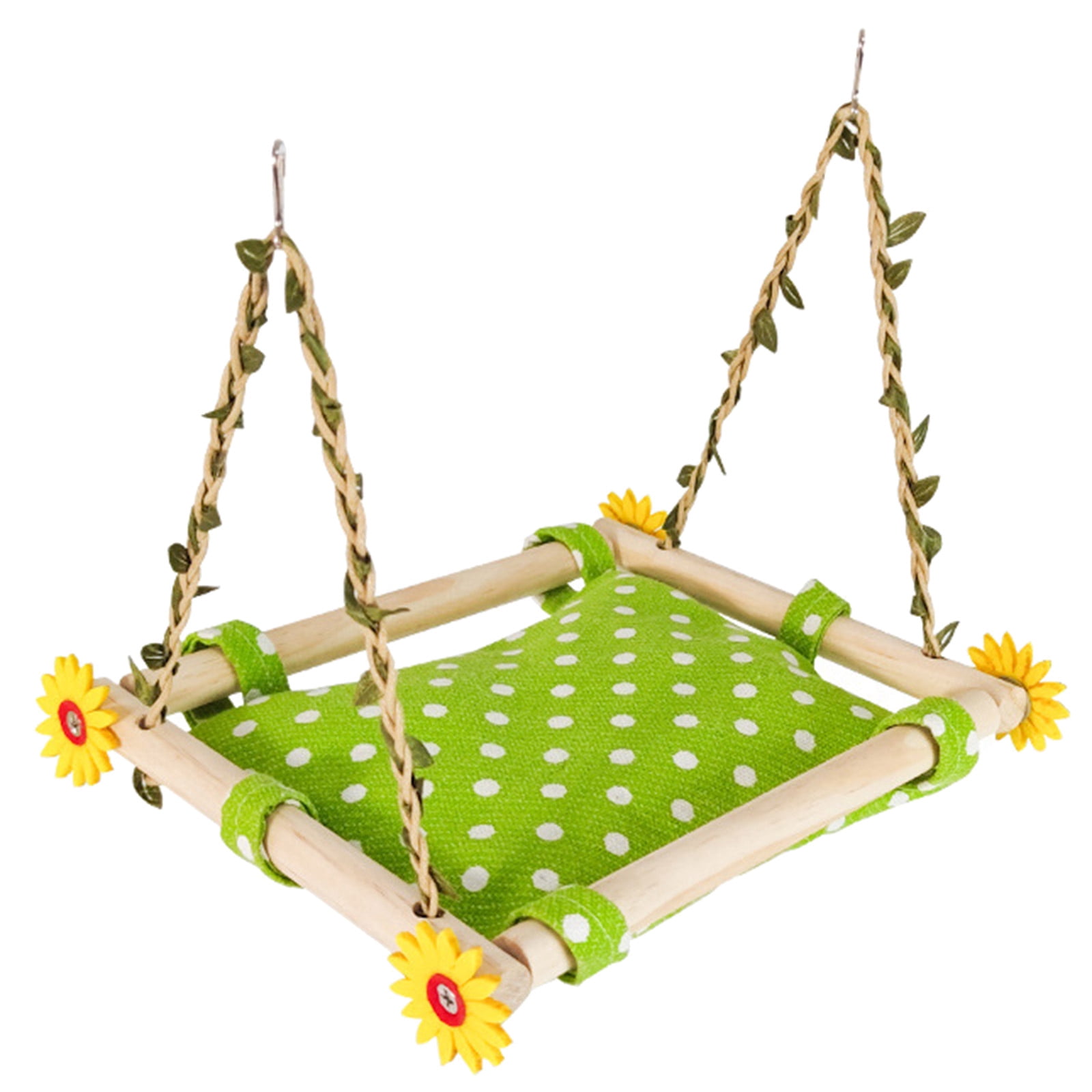 Bird Standing Perch for Parrot Birdcages Warm Swing Hammocks Bed Bird ...