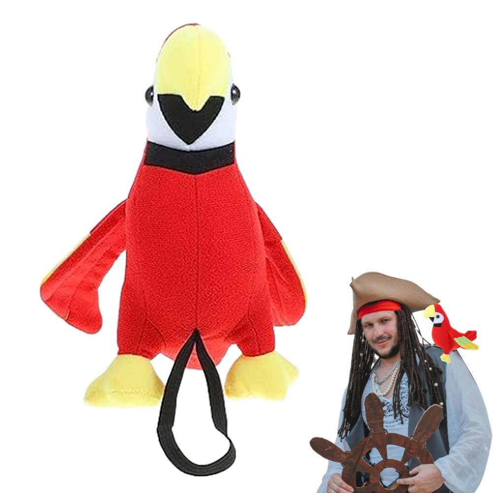 Bird Stuffed Animal Stuffed Animal Parrot for Shoulder Prop Pirate ...