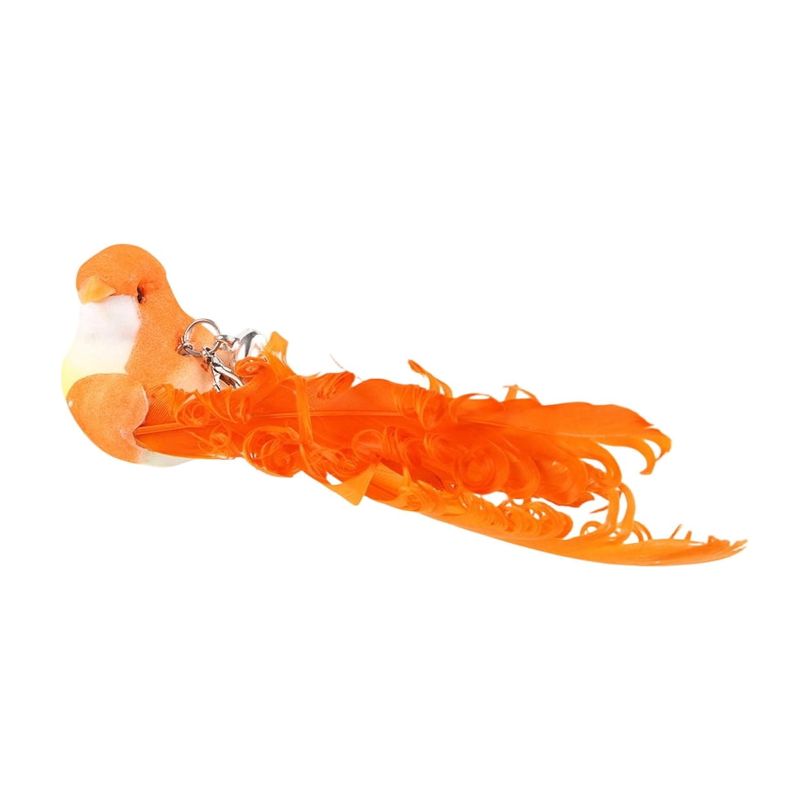 Bird Style Cat Teaser Wand Replacement Heads, Suction Cup Feathers with ...