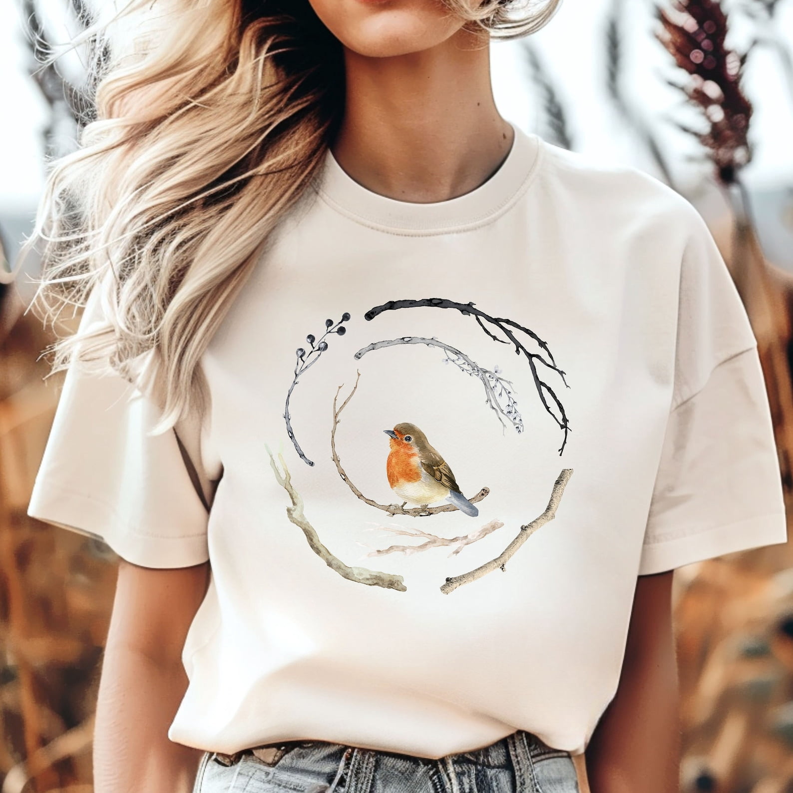 Bird T Shirt, Bird Lover Shirt, Nature Shirt, Cute Bird Shirt, Nature ...