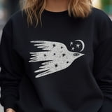 Bird TShirt Flying Bird Retro Bird Shirt Distressed Crewneck TShirt ...