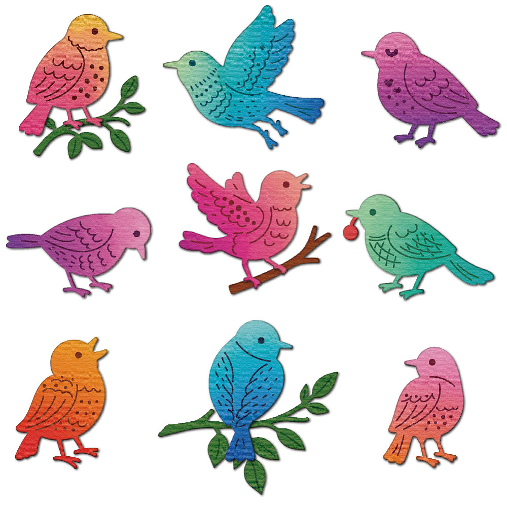 Bird Theme Carbon Steel Cutting Dies Stencils for DIY Scrapbooking ...
