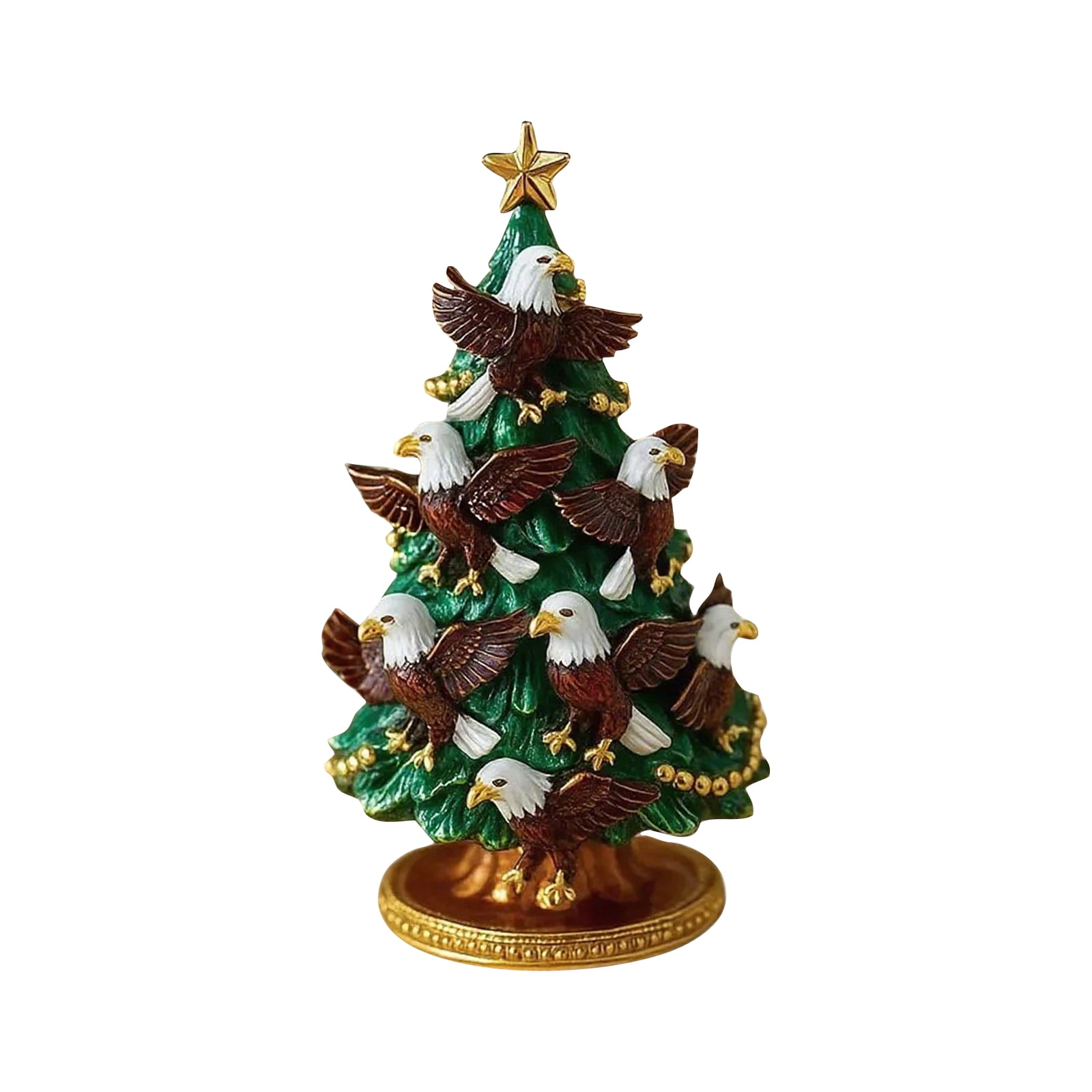 Bird-Themed Christmas Tree Table Decorations for Tabletop, Soft-Touch ...