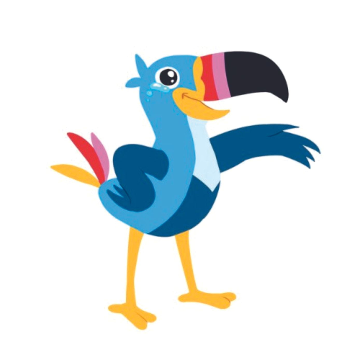 Bird Toco Toucan Blue Toco Toucan Customized Wall Decal - Custom Vinyl ...