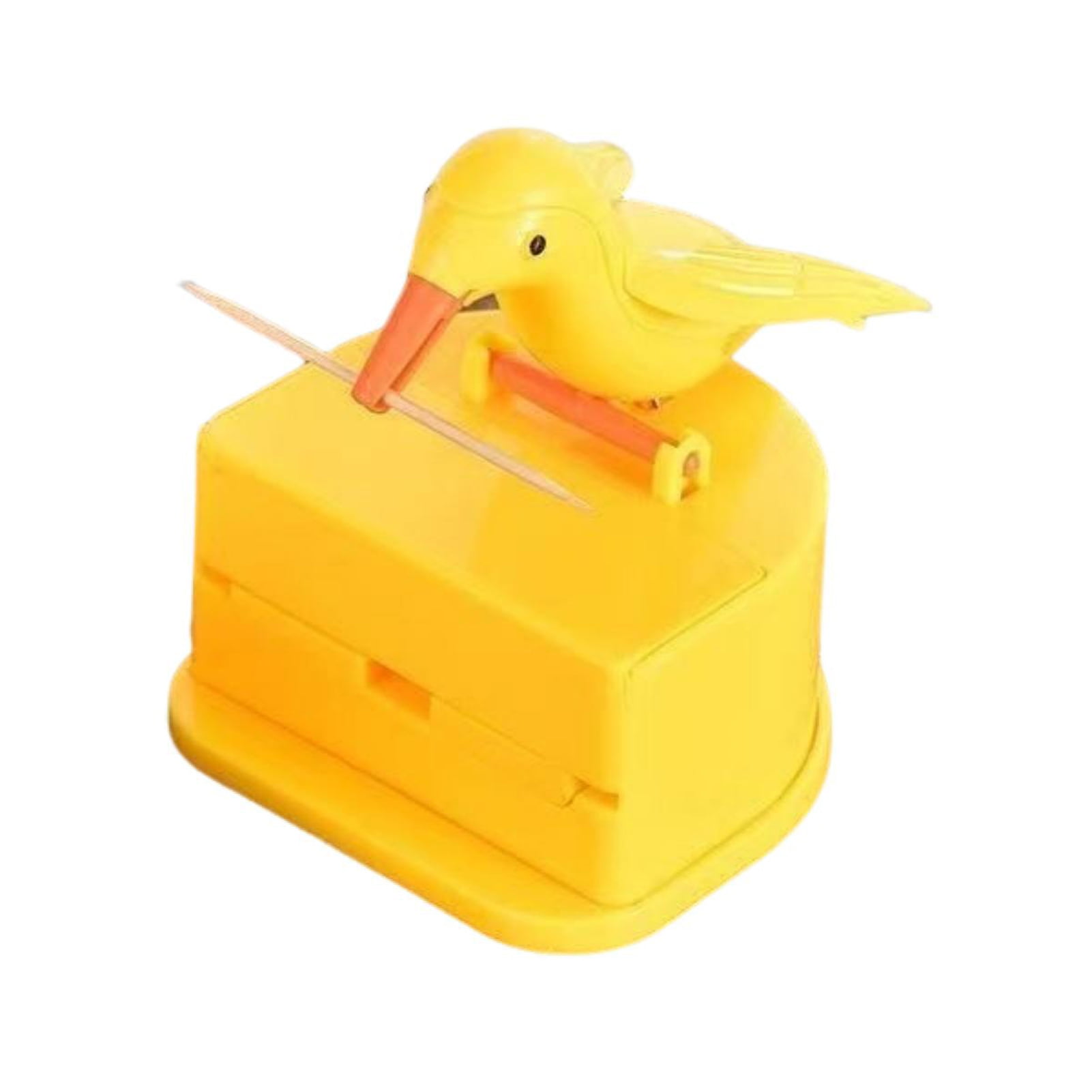 Bird Toothpick Dispenser Press Woodpecker Toothpick Holder Hands-Free ...