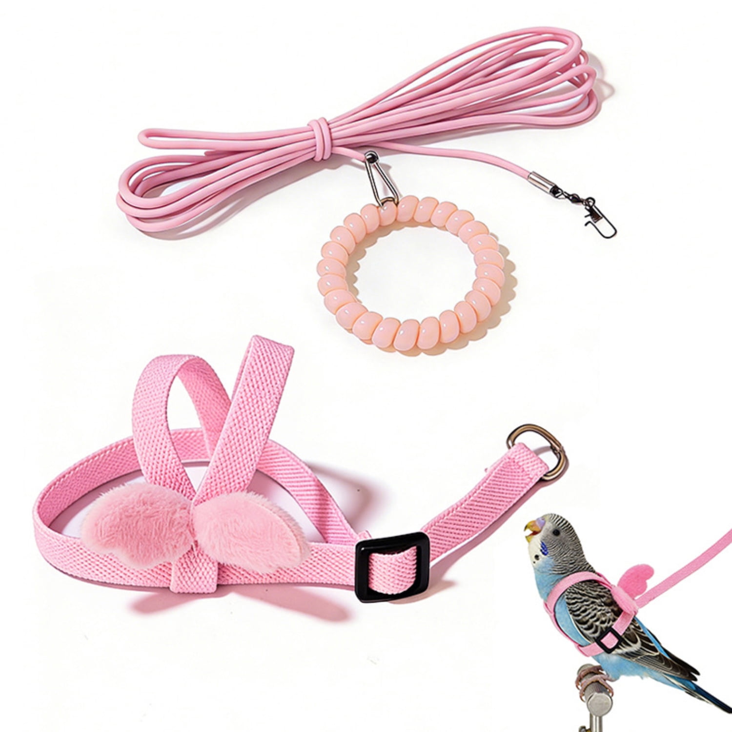 Bird Towing Rope, Adjustable Flight Harness with 6.56ft Towing Rope ...