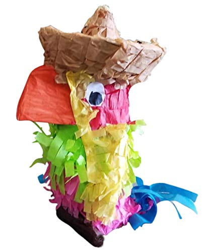 Bird Toy Parrot Shape Pinata Fetch-It Pets Foraging Bird Chewing Toy ...