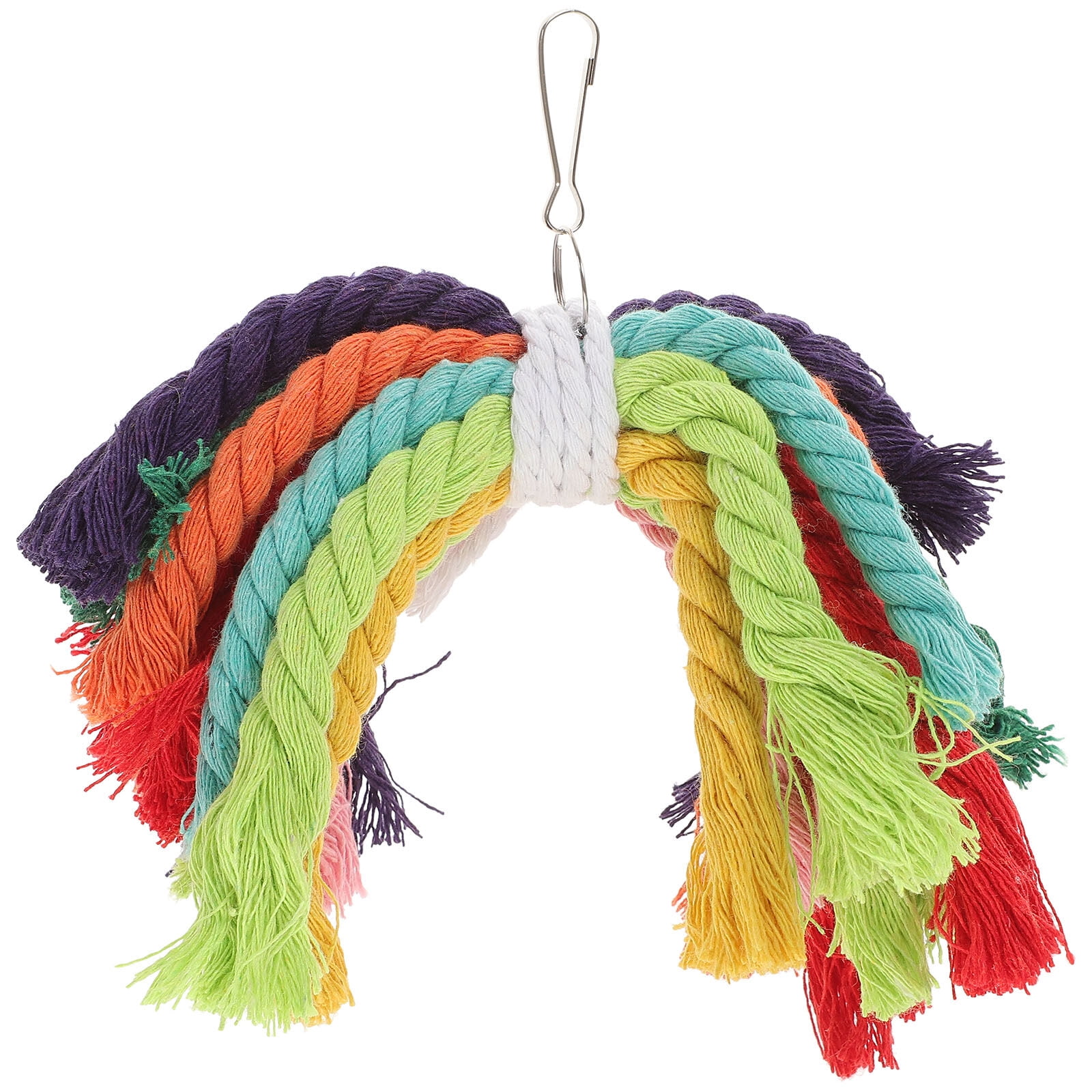 Bird Toy Parrot Toy Bird Biting Rope Toy Bird Cotton Rope Parrot ...