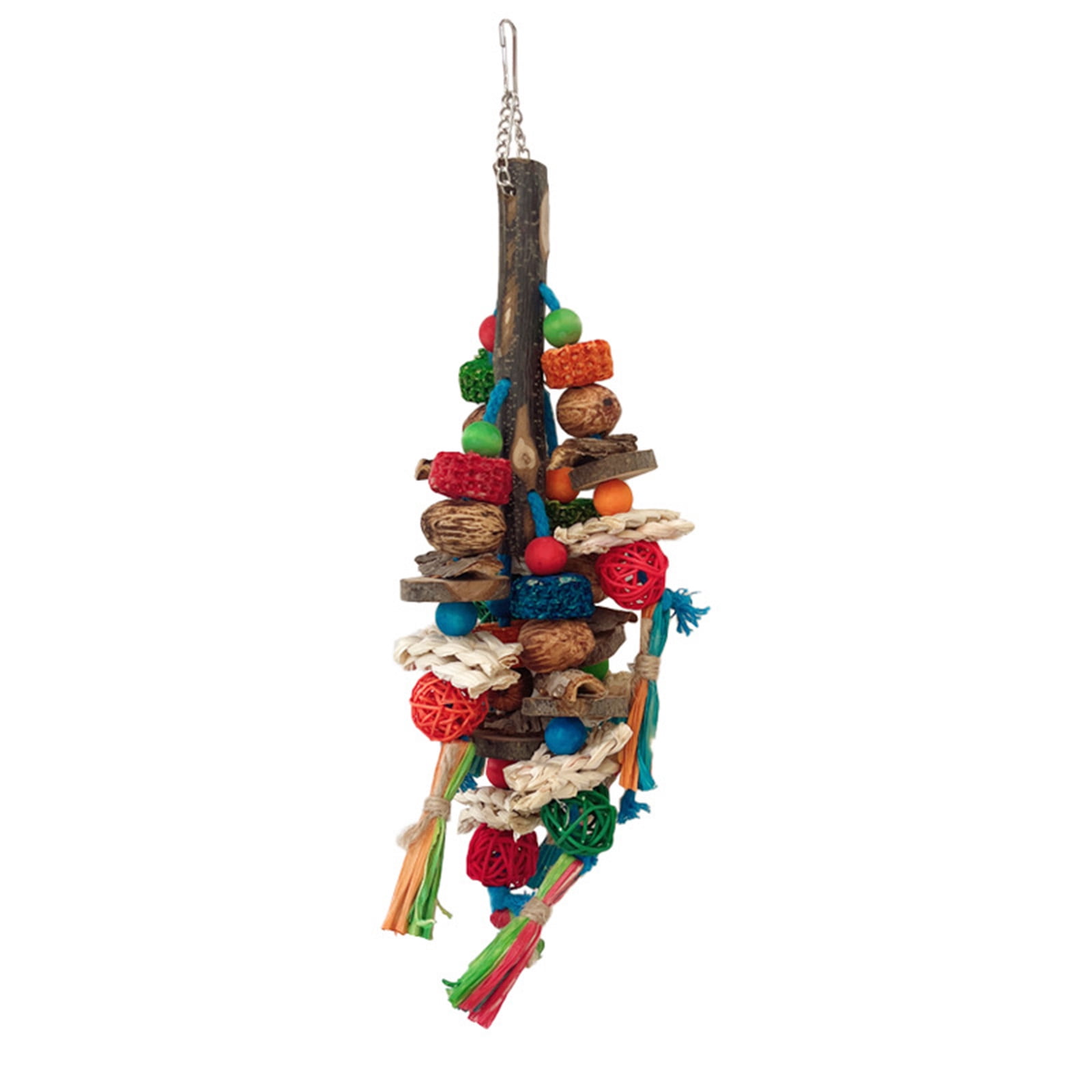 Bird Toys, Parrot Exciting Chewing Toy, Natural Wood Bird Chew Toys ...