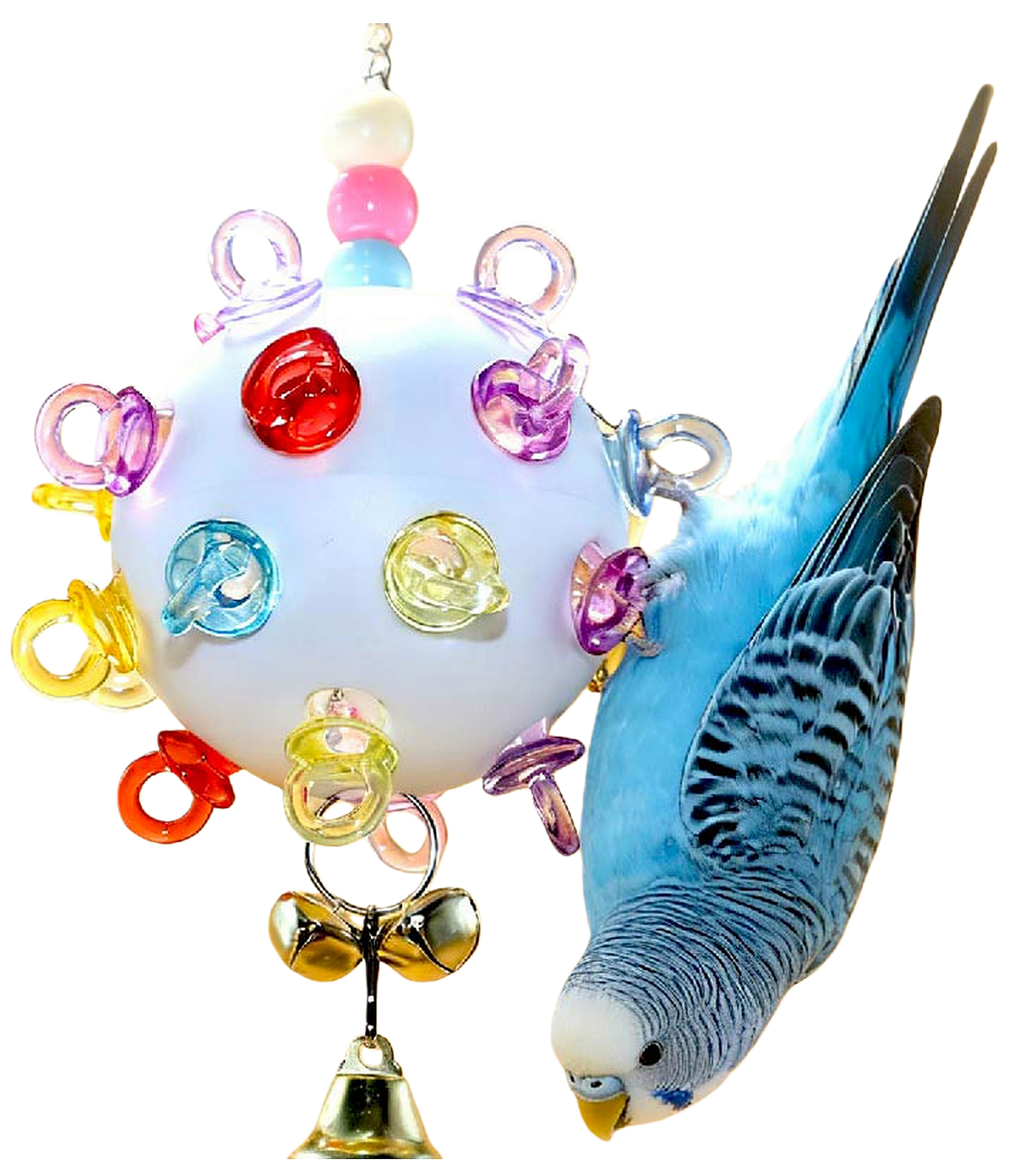 Bird Toys, Parrot Toys Interactive Foraging Hanging Ball for Boredom ...