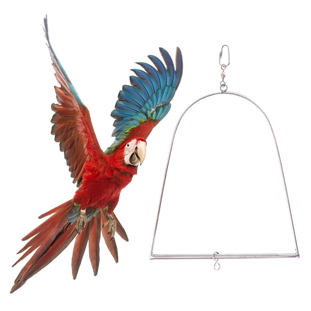 Bird Toys Parrots Hanging Swing Parrot Swing Bird Cages for Parakeets ...