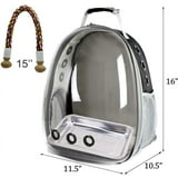 Portable Bird Travel Backpack with Transparent Shell for Parakeet ...