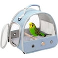 Bird Travel Carrier, Portable Small Bird Parrot Parakeet Carrier with ...
