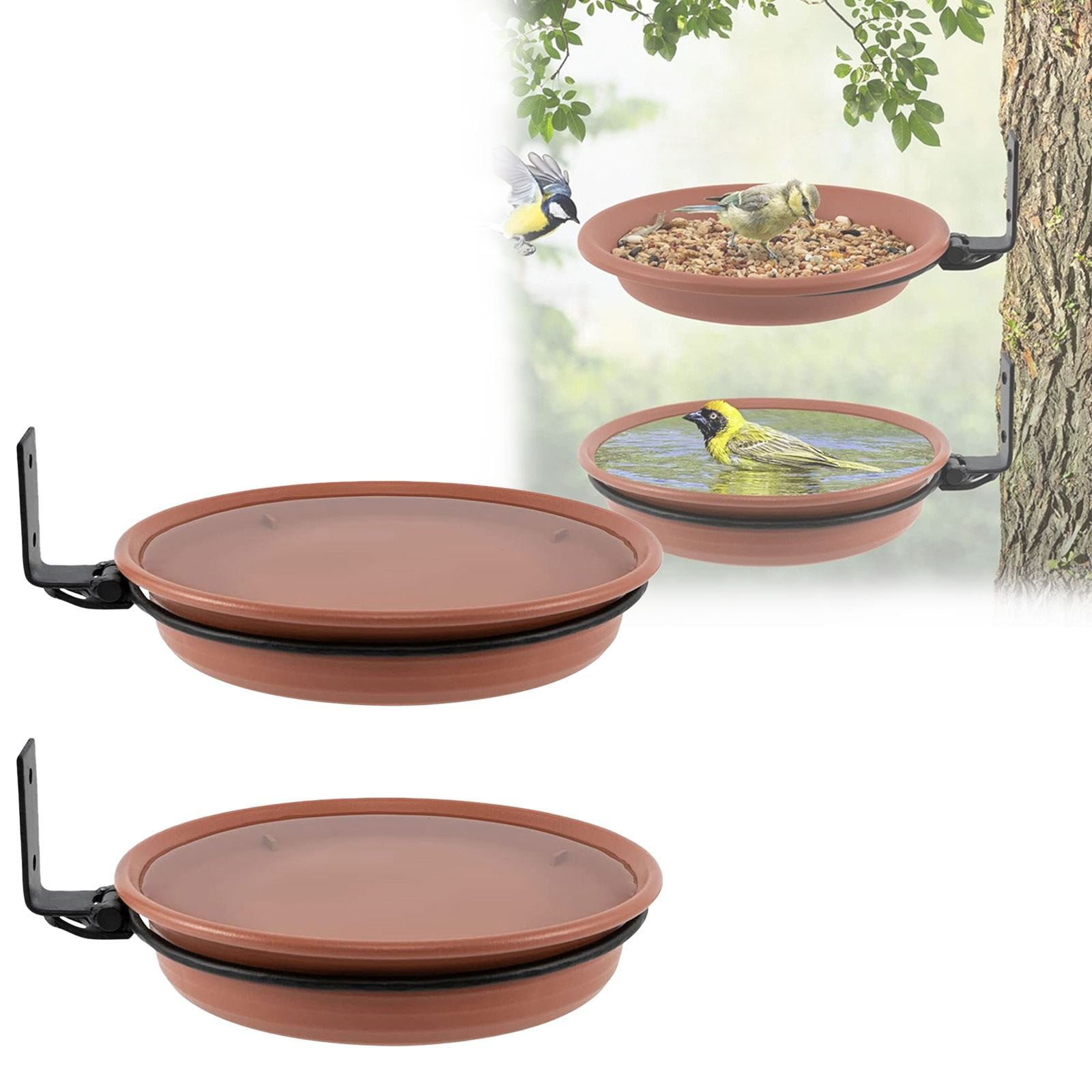 Bird Trays Tree Mounted For Bird Feeder Bird Bath Bowl Installed On ...