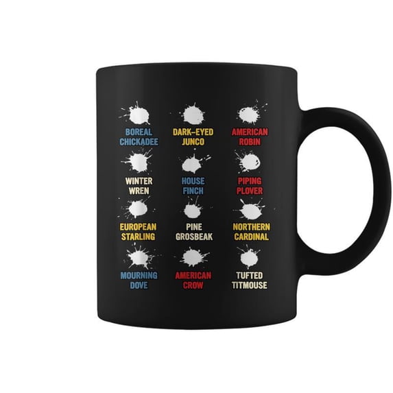 Bird Watching Bird Lover Bird Mama Bird Poops Chart Coffee Mugs ...