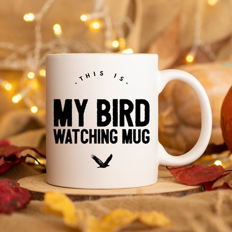 Bird Watching Mug, Birding Ornithology Gift, Bird Lover Coffee Mug ...