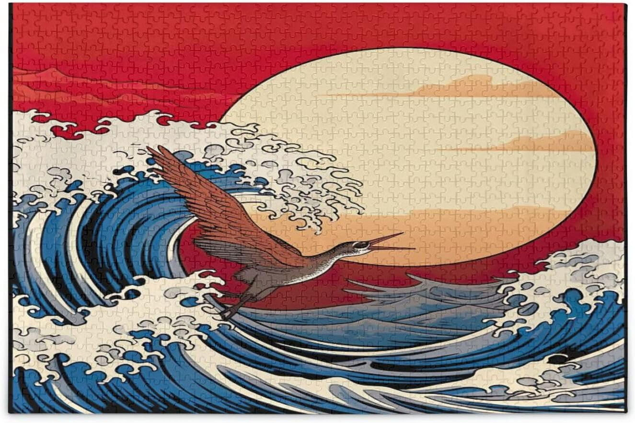 Bird Wave Puzzles for Adults 1000 Pieces, Fun Puzzles for Teens Family ...